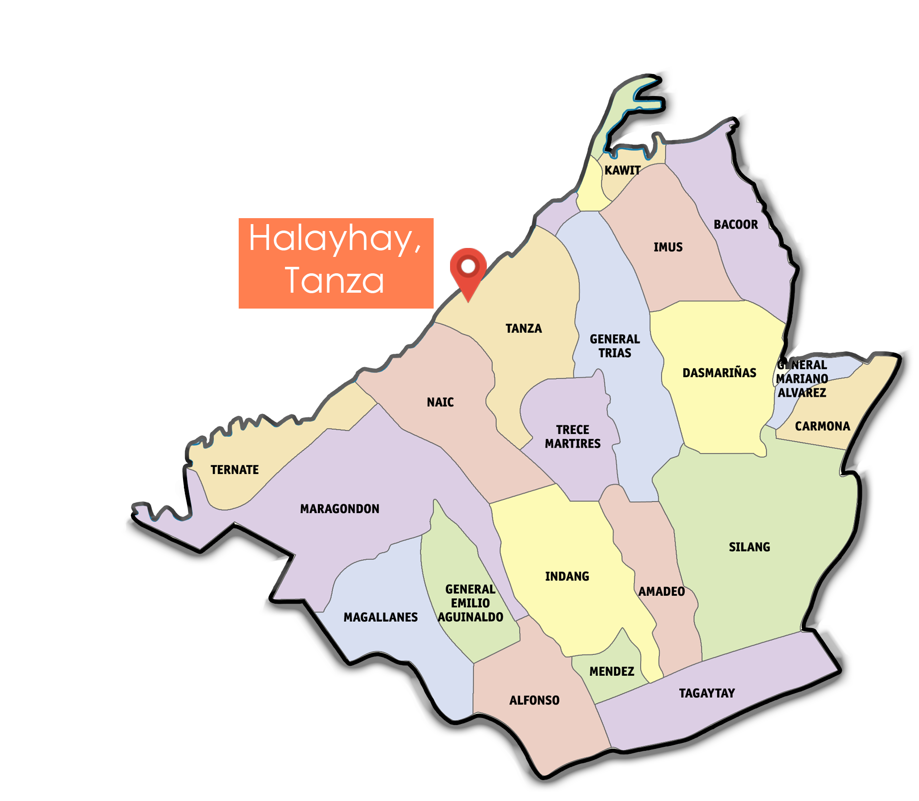 Cavite In Philippine Map Cavite In Philippine Map