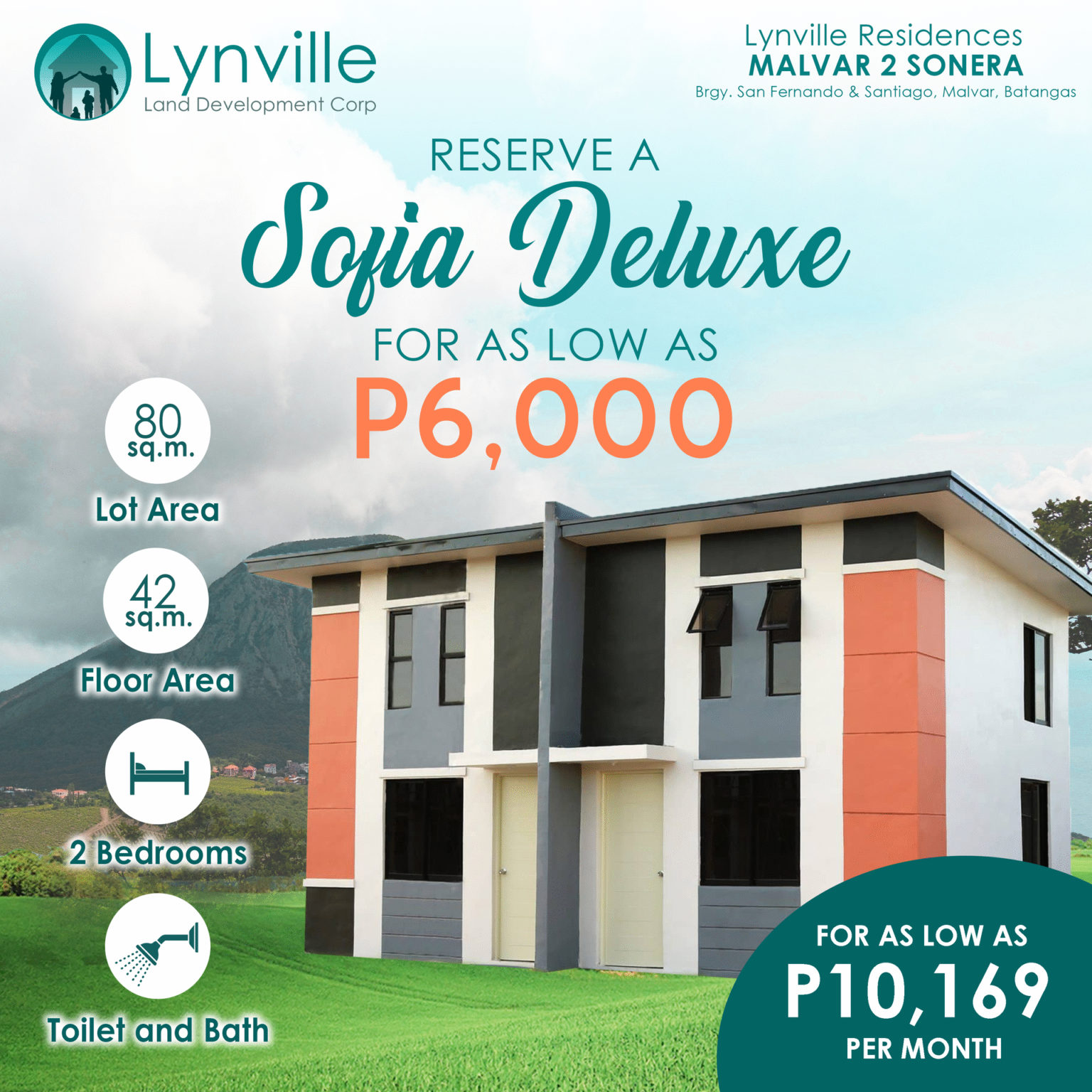 Affordable House and Lot in Malvar 2 Sonera Batangas | LYNVILLE ...